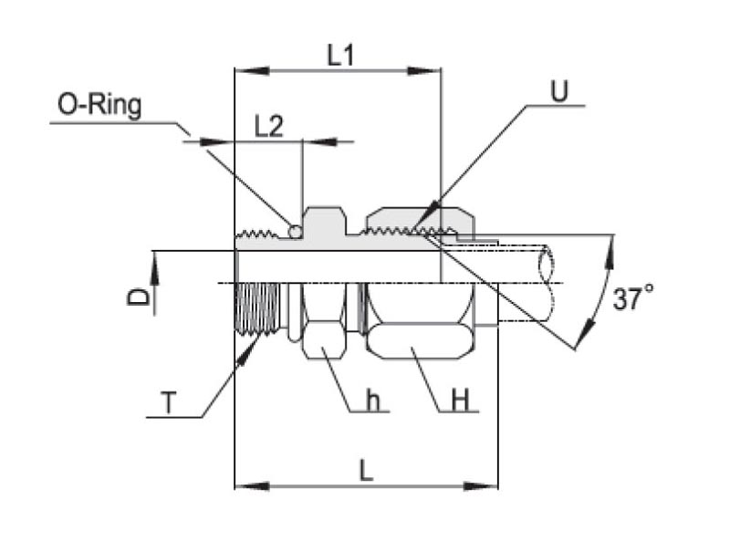 O-Ring Seal Male Connector (UNF) | Hy-Lok USA, Inc